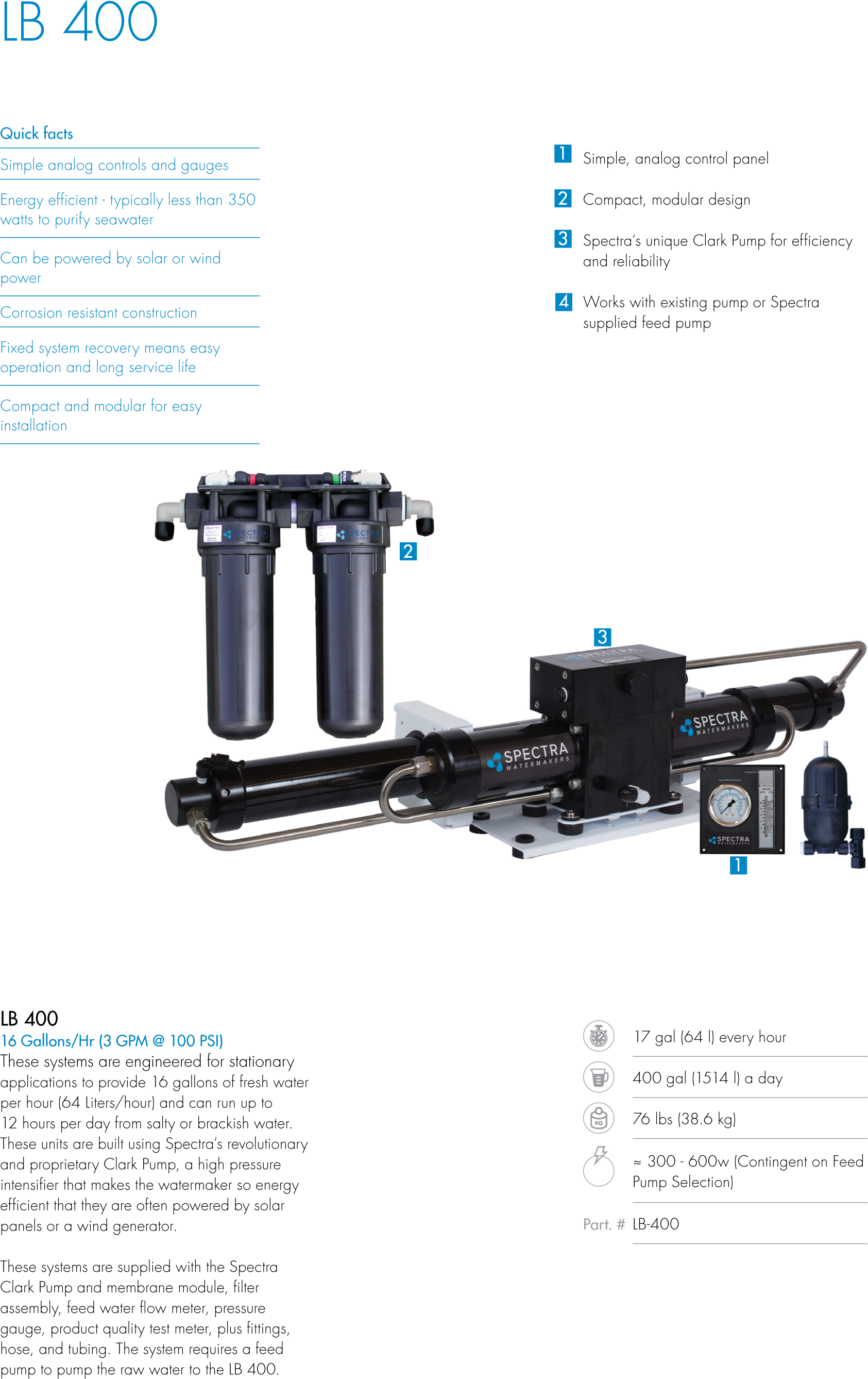 EcoHydro Solutions LB 400